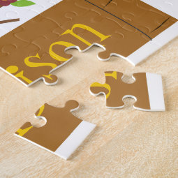 Personalized name sign for children jigsaw puzzle | Zazzle