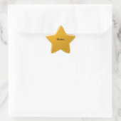 Personalized Name Star Sticker | Zazzle
