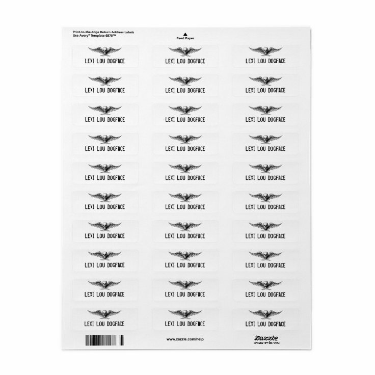 Personalized Name Sticker Labels | Zazzle