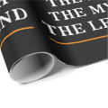 Personalized Name The Man The Myth The Legend Wrapping Paper | Zazzle