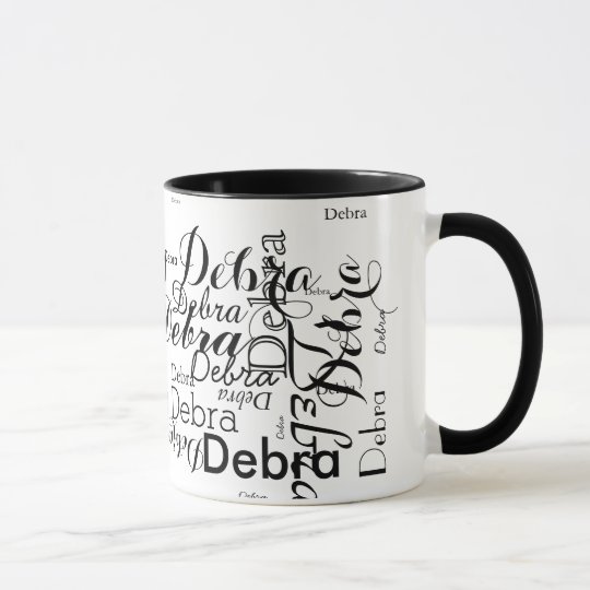personalized Name typography Mug | Zazzle.com