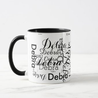 personalized Name typography Mug | Zazzle