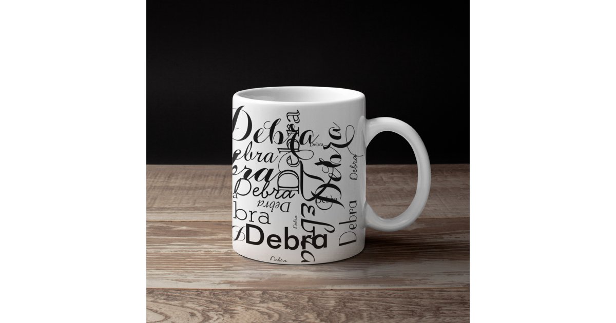 Personalized Name Typography Mug | Zazzle