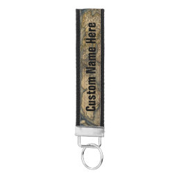 Personalized Name Vintage World Map Atlas Wrist Keychain | Zazzle