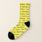 Personalized Name Yellow Socks | Zazzle