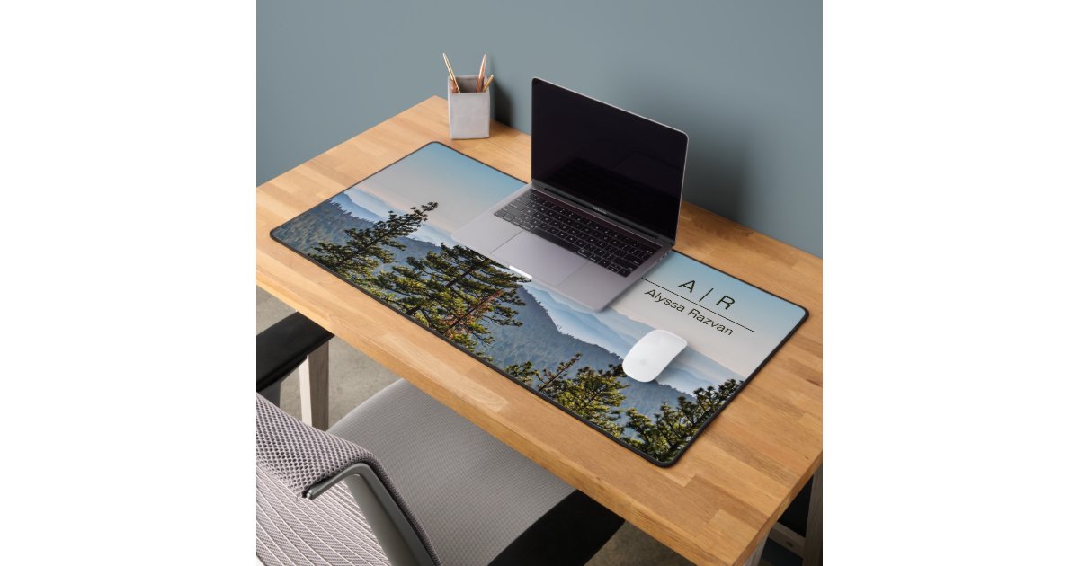 Personalized Nature Desk Mat | Zazzle