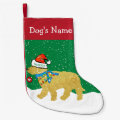 Personalized Naughty Christmas Goldendoodle Small Christmas Stocking ...