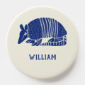 Personalized Navy Blue Armadillo PopSocket | Zazzle