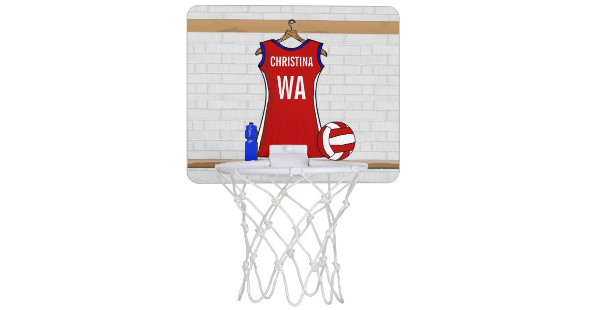 Personalized Netball mini practice hoop | Zazzle
