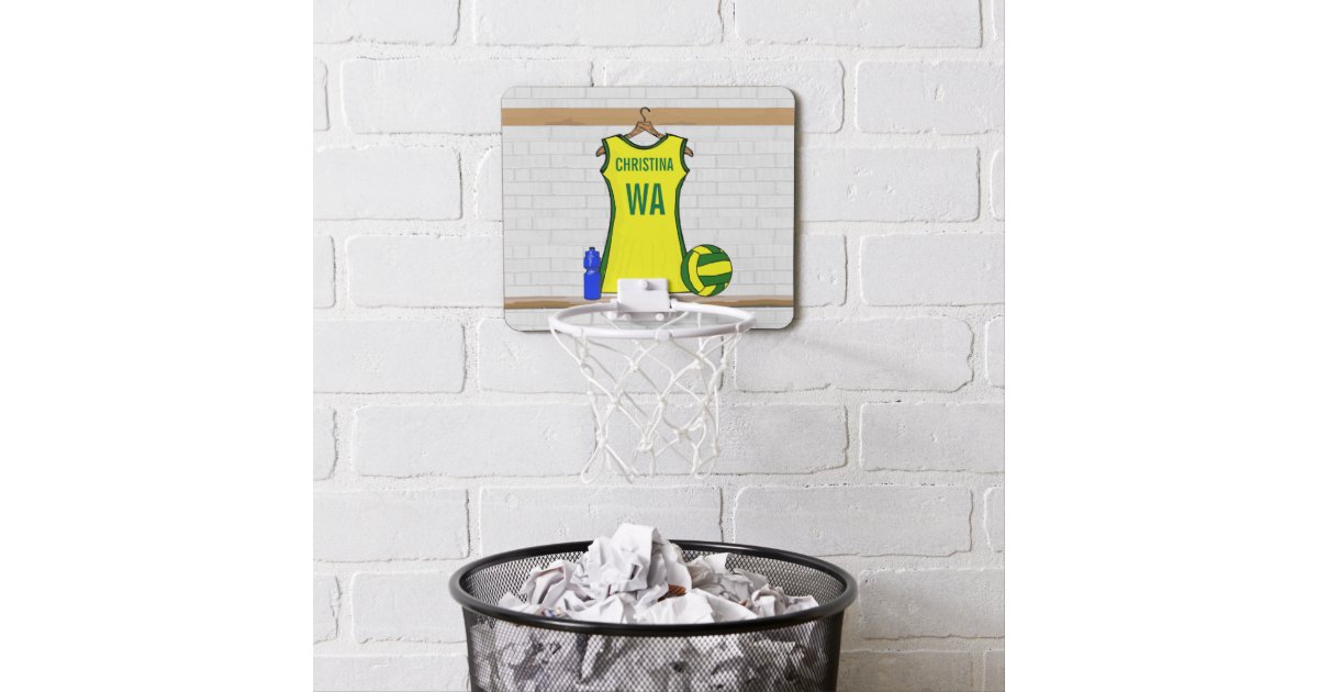 Personalized Netball mini practice hoop | Zazzle