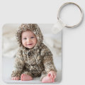 Personalized Newborn Baby Keepsake Photo Keychain | Zazzle