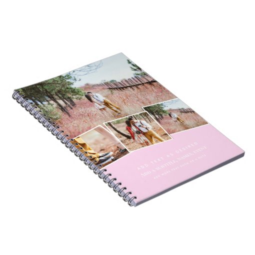 Personalized Note - Add Photos and Text Gift Idea Notebook | Zazzle