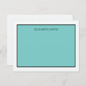 Personalized Note Cards | Tiffany Dots | Zazzle