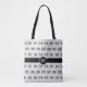 Personalized Number 88 on Silver Tote Bag | Zazzle