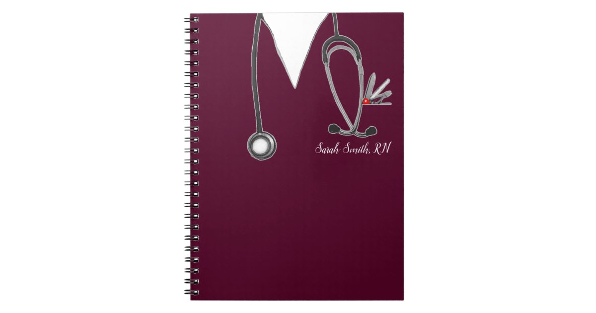 Personalized Nurse Gift Ideas Notebook | Zazzle