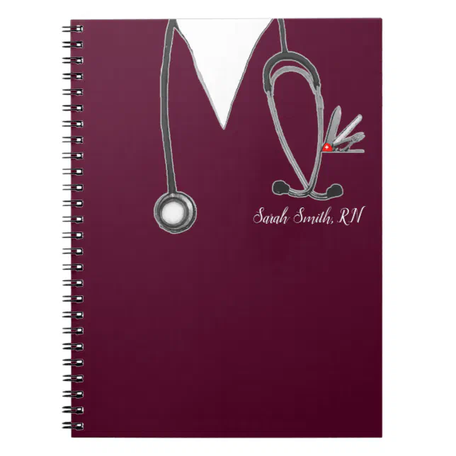 Personalized Nurse Gift Ideas Notebook | Zazzle