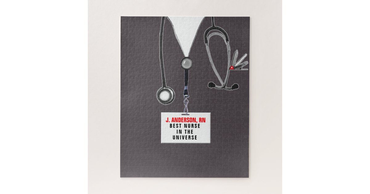 Personalized Nurse Jigsaw Puzzle | Zazzle.com