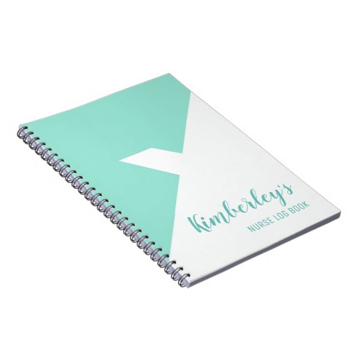 Personalized nurse log book | Zazzle