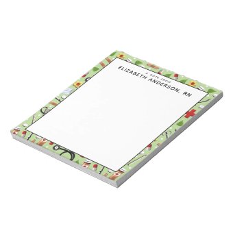 Personalized Nurse Notepad | Zazzle