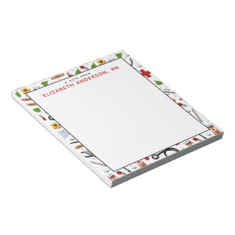 Personalized Nurse Notepad | Zazzle
