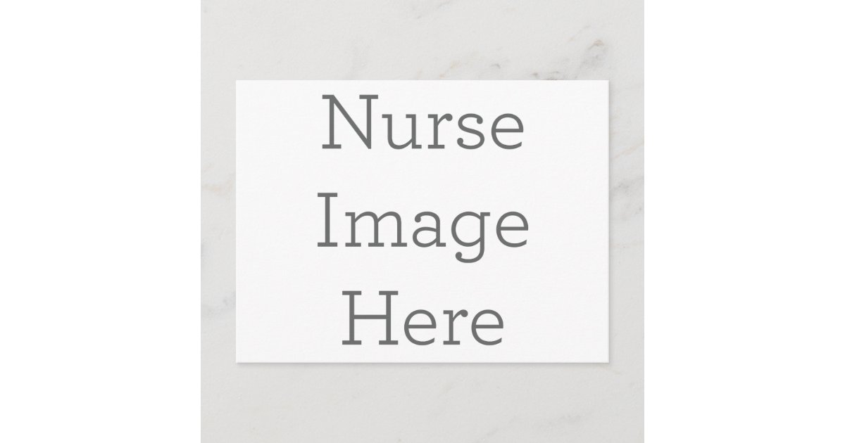 Personalized Nurse Postcard Gift | Zazzle