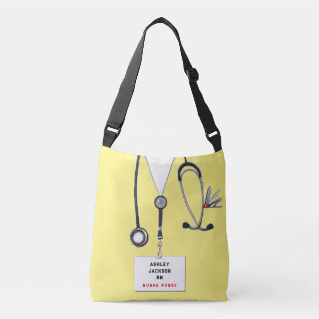 Personalized Nurse Purse Crossbody Bag | Zazzle