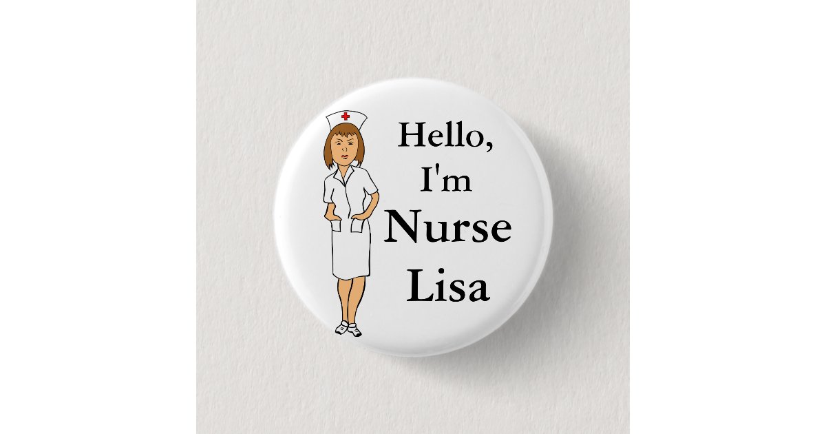 Personalized Nursing Button | Zazzle