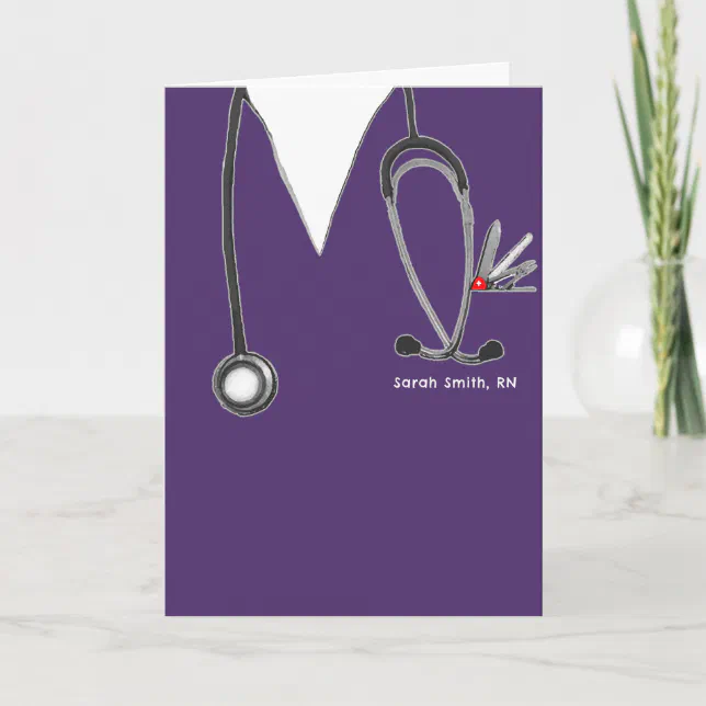 Personalized Nursing School Graduation Card | Zazzle