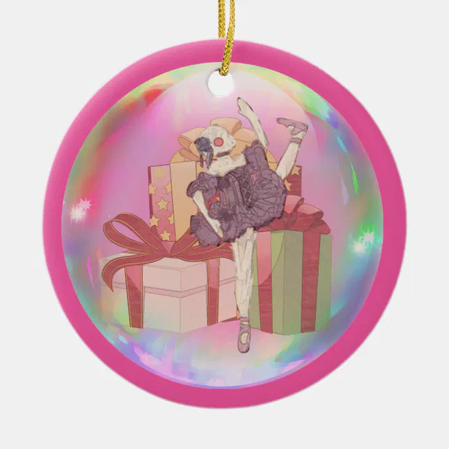 Personalized Nutcracker Ballerina Doll Ceramic Ornament | Zazzle