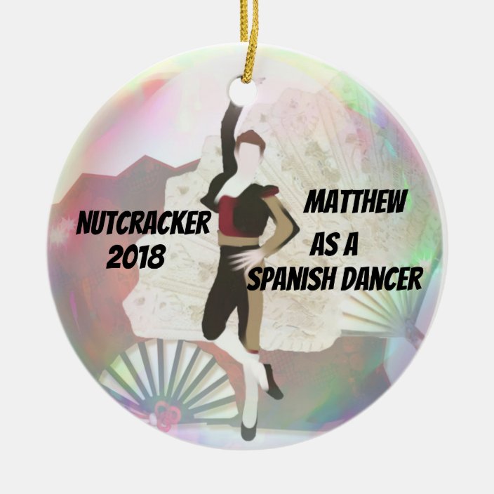 Personalized Nutcracker Ornament - Spanish Dance | Zazzle.com