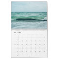 Personalized Ocean Waves Beach Scene Calendar | Zazzle