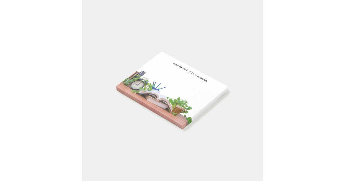 Personalized Office Desk Sticky Notepads | Zazzle