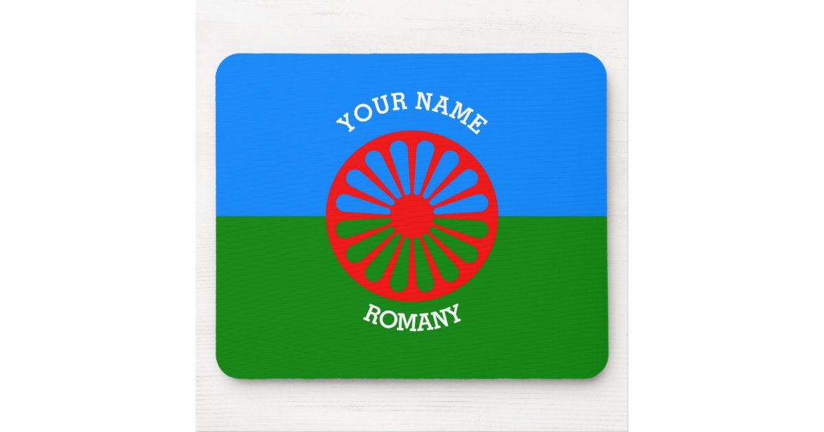 Personalized Official Romany gypsy travellers flag Mouse Pad | Zazzle