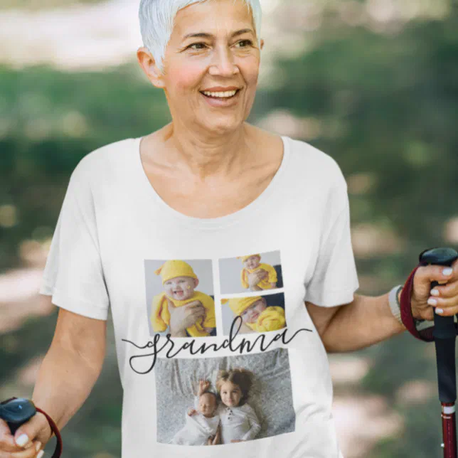 Personalized One Of A Kind Photo Collage T-Shirt | Zazzle