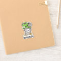 Personalized Oscar the Grouch Scram Sticker | Zazzle