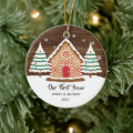 Personalized Our New Home Gingerbread Ornament | Zazzle