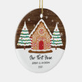 Personalized Our New Home Gingerbread Ornament | Zazzle
