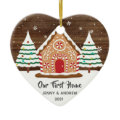 Personalized Our New Home Gingerbread Ornament | Zazzle