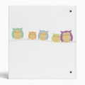 Personalized Owl Binder | Zazzle