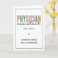 Personalized PA Physician Assistant Graduation Card | Zazzle