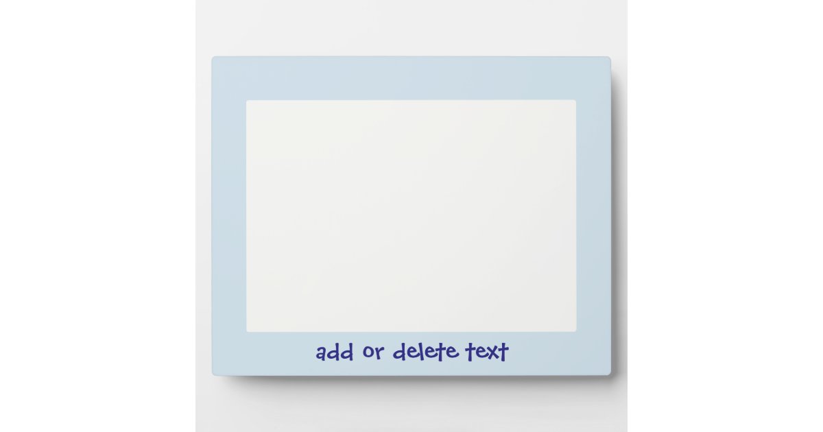 Personalized Pale Blue Design Landscape Photo Plaque | Zazzle