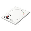 Personalized Panda Bear Tiny Heart Note Pad | Zazzle