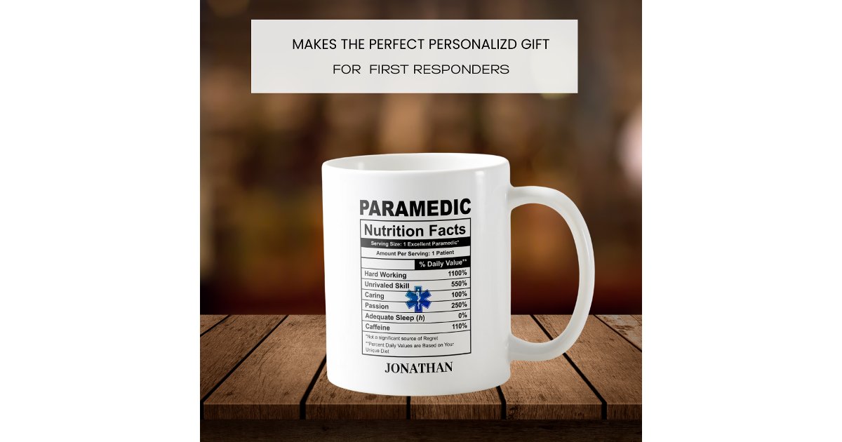 Personalized Paramedic Symbol EMT Coffee Mug | Zazzle