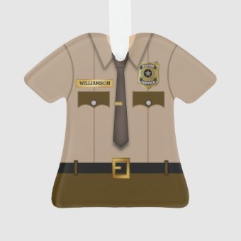 Personalized Park Ranger Uniform Ornament | Zazzle