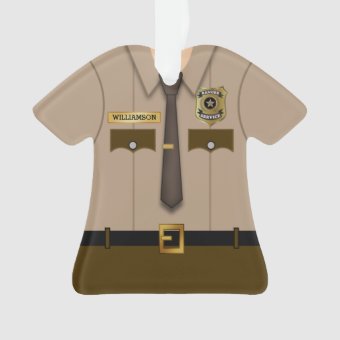 Personalized Park Ranger Uniform Ornament | Zazzle