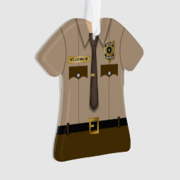 Personalized Park Ranger Uniform Ornament | Zazzle