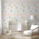 Personalized Pastel Flowers Baby Name Wallpaper Wallpaper | Zazzle