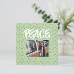 Personalized Peace Card | Zazzle
