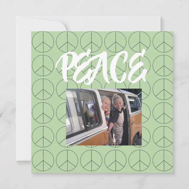 Personalized Peace Card | Zazzle