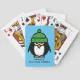 Personalized penguin design playing cards for kids | Zazzle